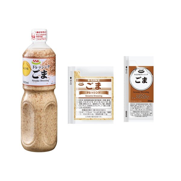 SSK S‐LINEドレッシング ごま | 商品情報 | エスエスケイフーズ株式会社